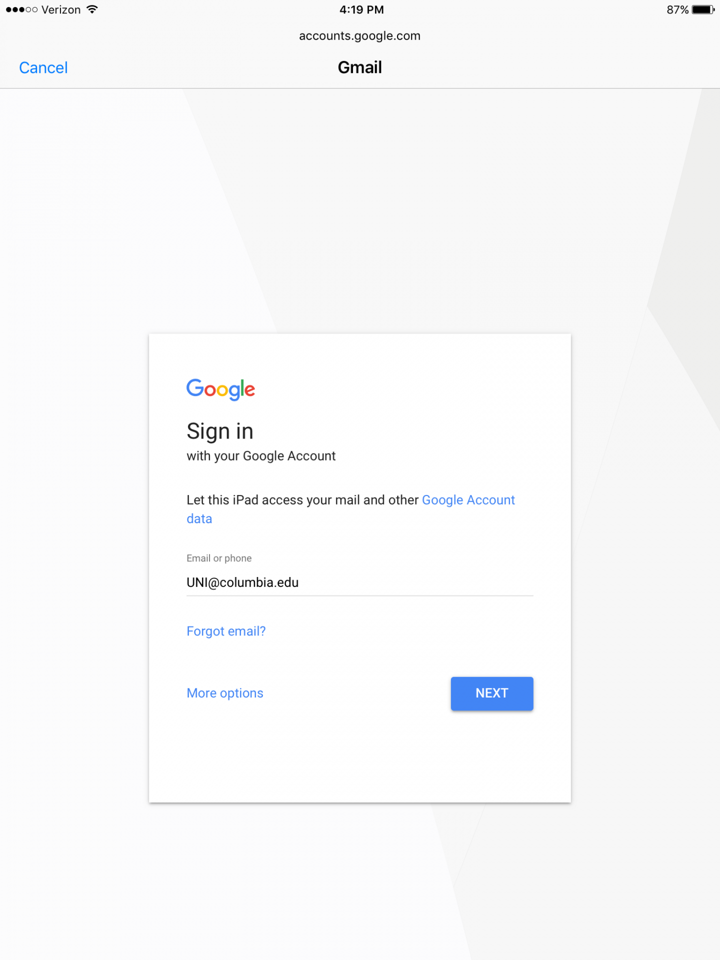 LionMail Mobile and Email Client Setup | Columbia University ...